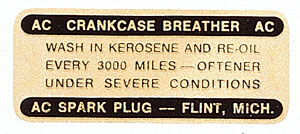 Oil Filler Cap Cleaning Decal – Keen Parts