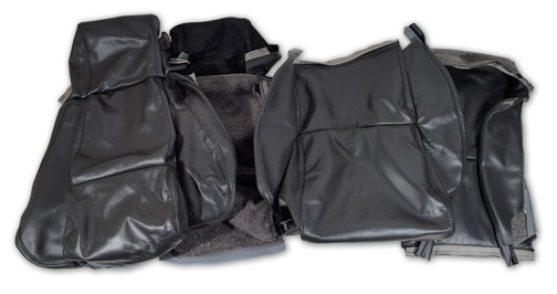Leather Standard Seat Cover Set (Graphite) Perforated (280034-83 ...