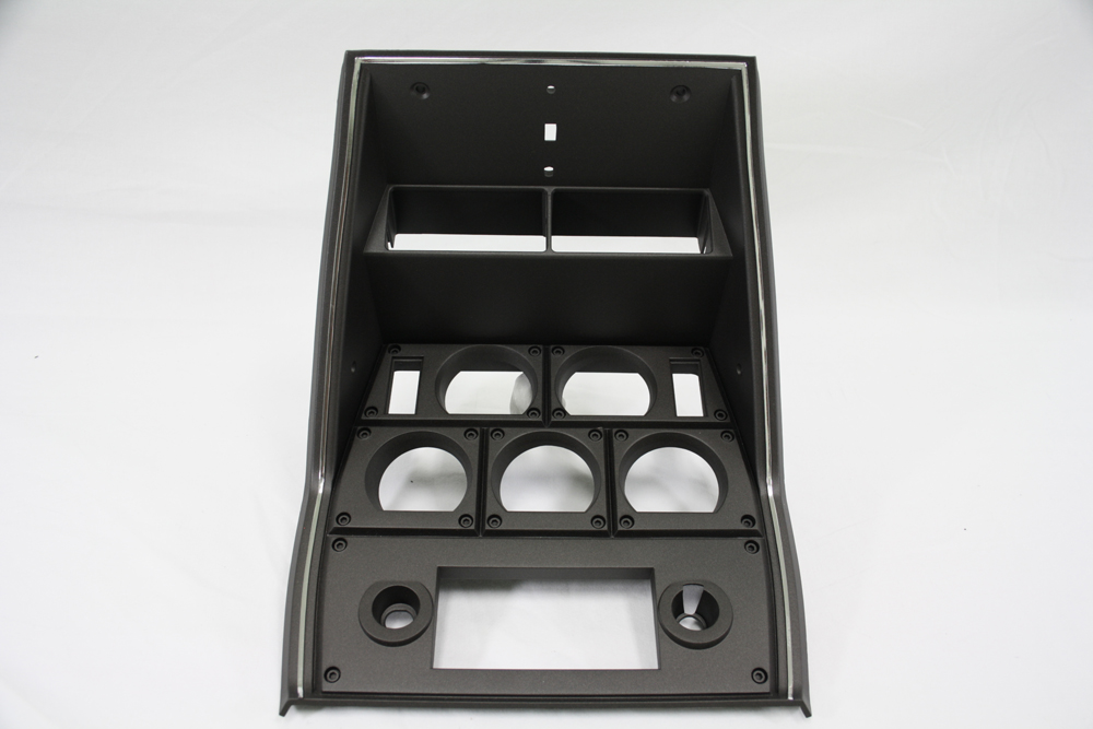 Bezel Center Gauge Black/Chrome Edging (110155-03) – Keen Parts