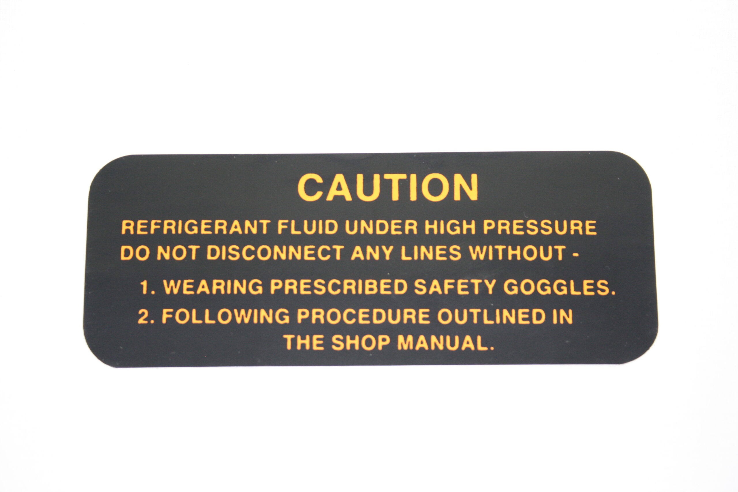 Air Compressor Caution Decal – Keen Parts