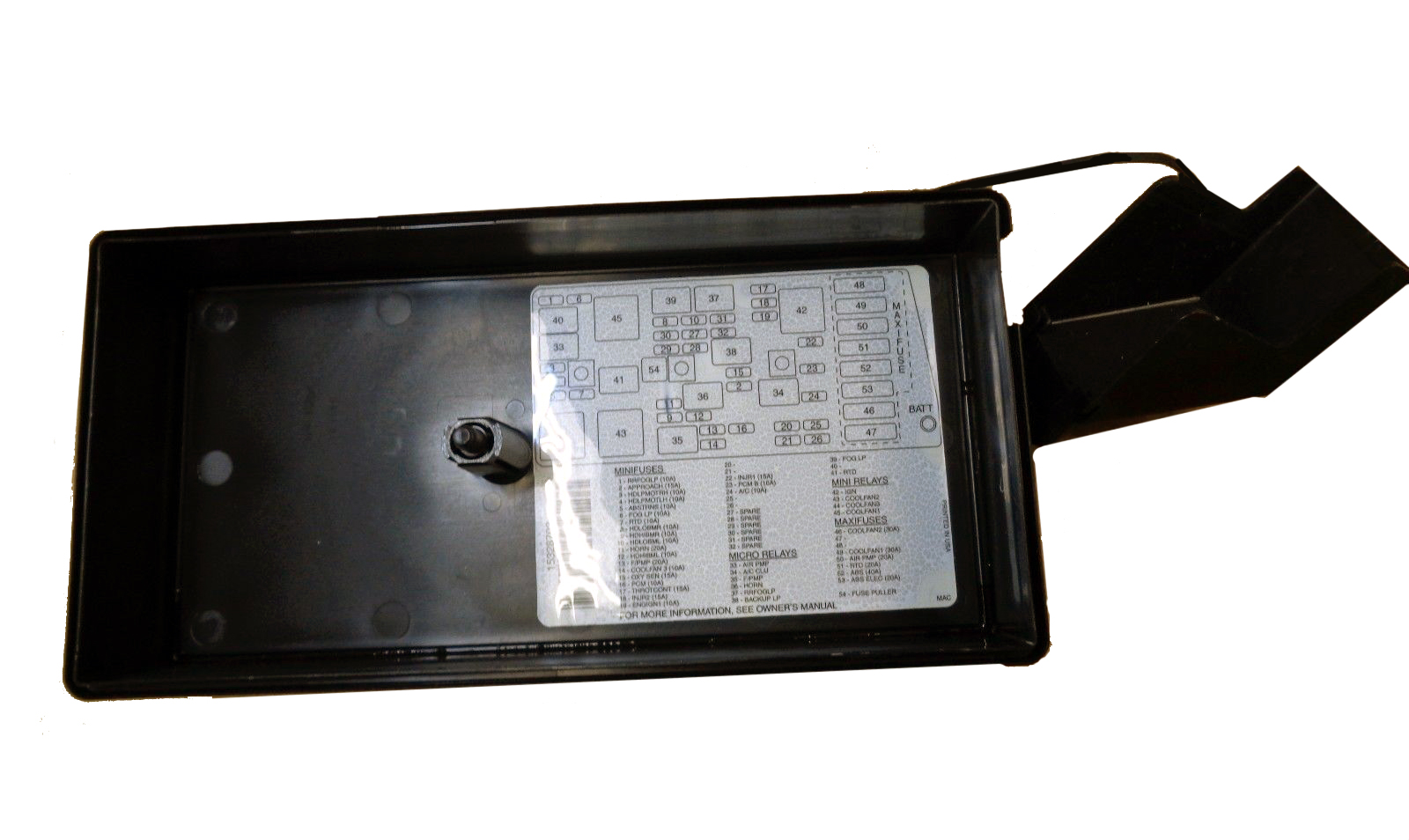 Main Wiring Junction and Fuse Block Label (120529) – Keen Parts