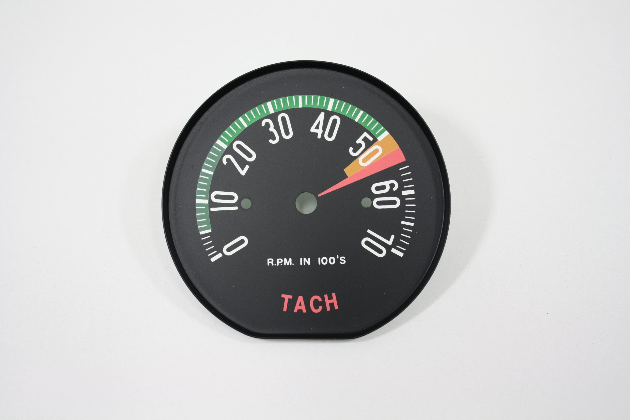 Tachometer Face (Low Redline) - (5500 RPM) (White Numbers) (210205 ...