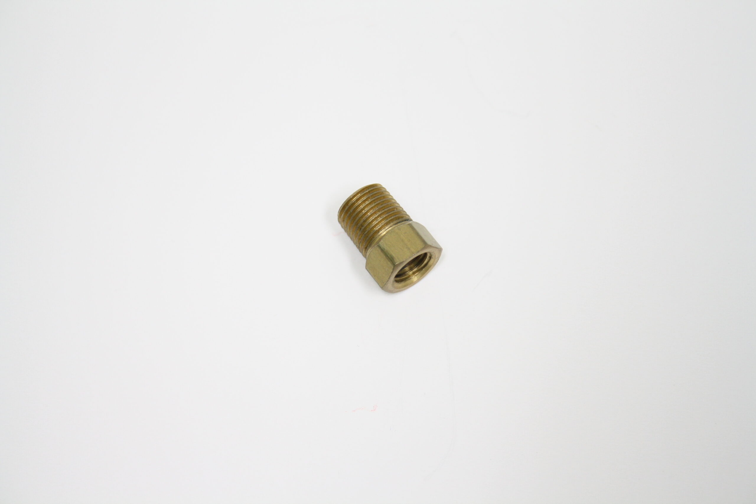 1/8 Threaded Sleeve Male Conn Brass Oil Line Fitg 6200X2 WE Male/Female ...