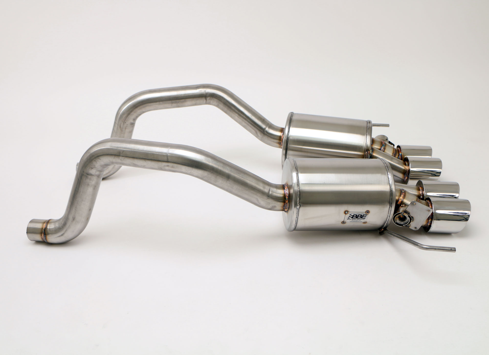 Billy Boats C7 Gen 3 Fusion Exhaust Quad 4 inch Double Wall Round Tip ...