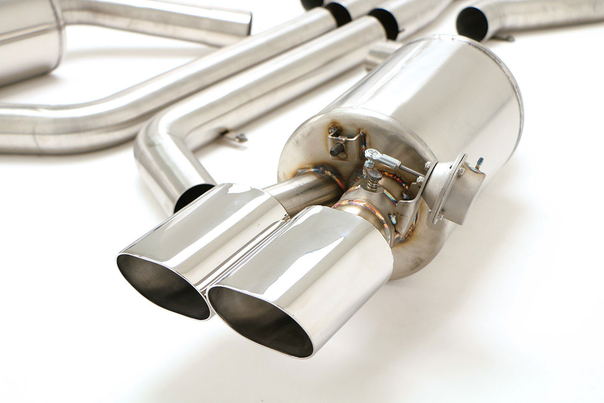 Billy Boats C4 LT-4 Fusion 3 inch Exhaust System with 4.5 Twin Rolled ...