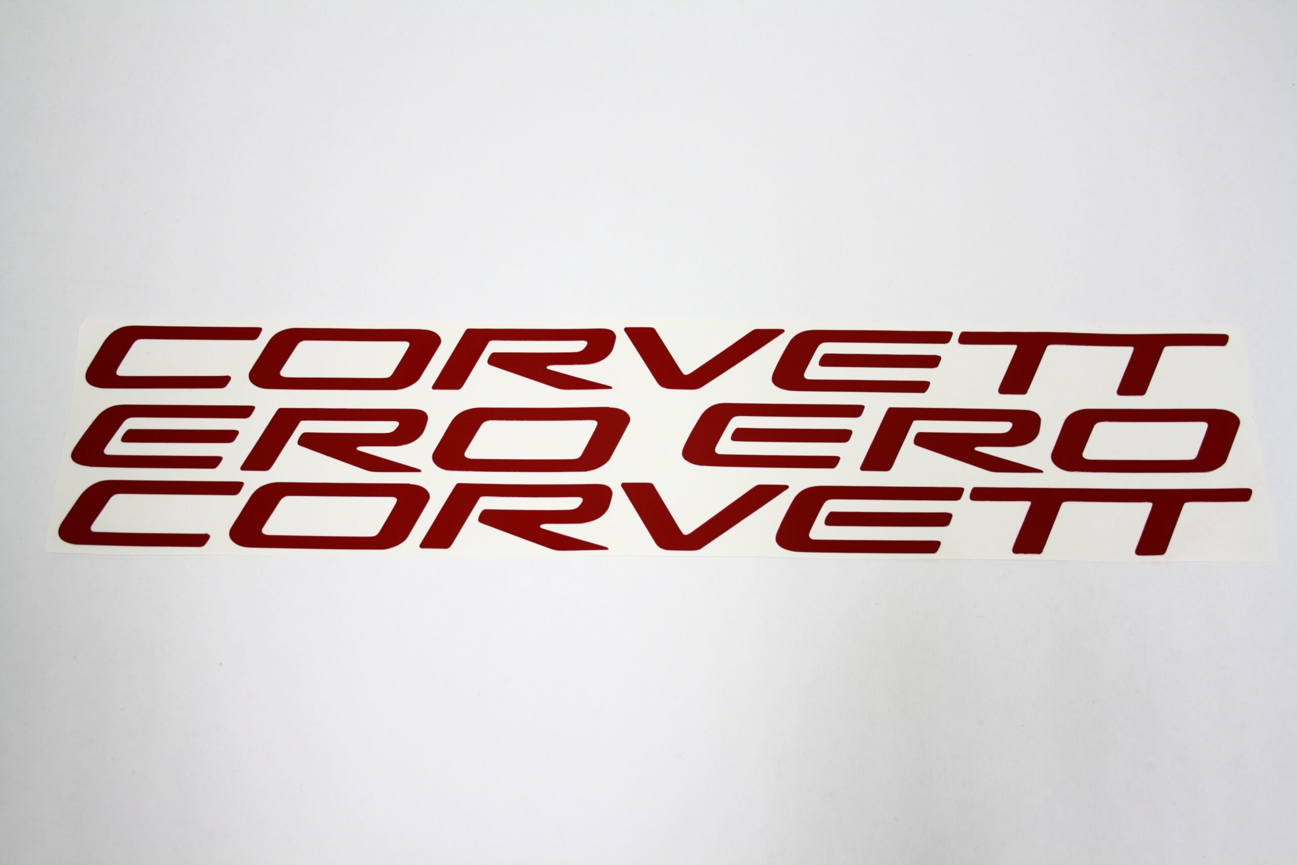 FUEL RAIL RED LETTERING PAIR WILL ENHANCE THE LOOK OF YOUR C5 FUEL RAIL ...