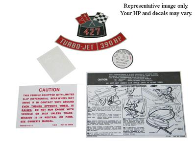 390 HP Decal Kit (120494) – Keen Parts