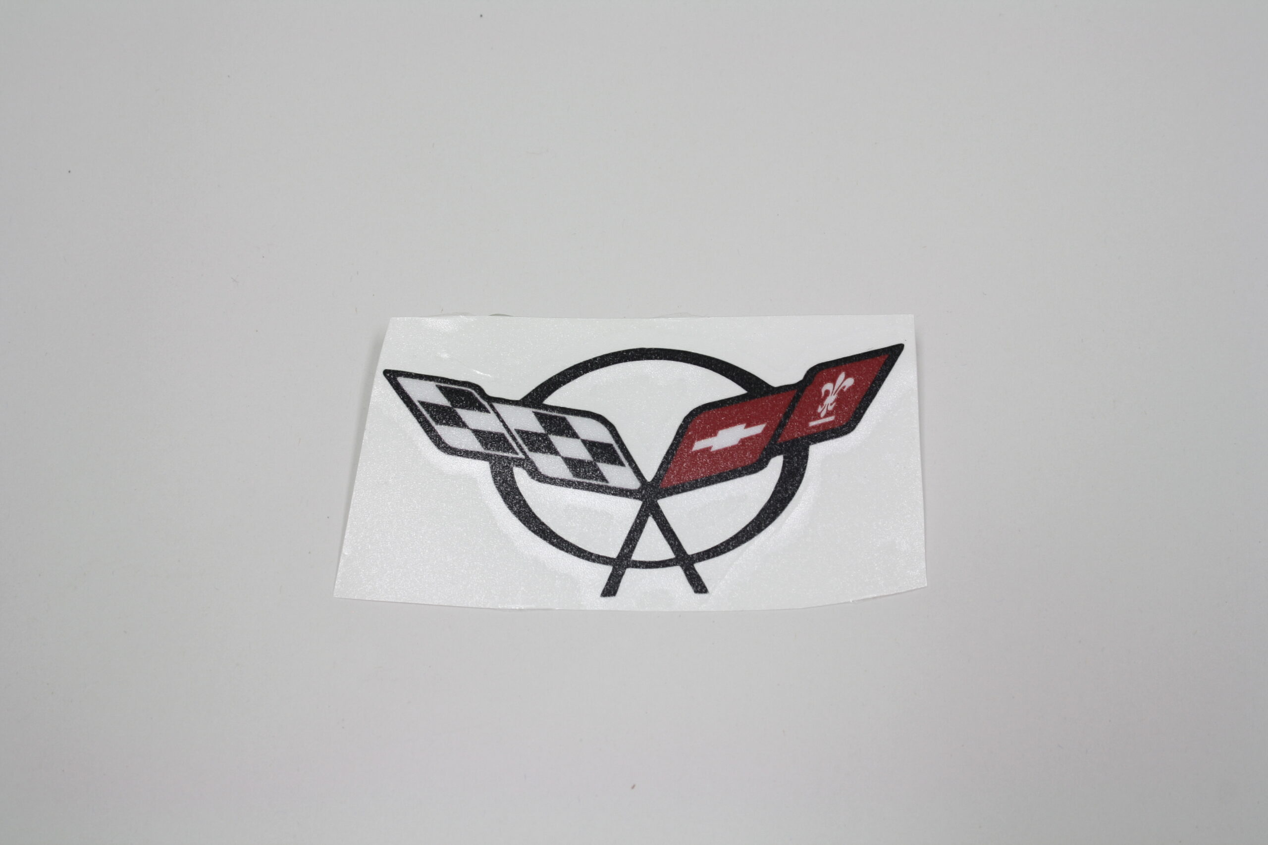 Coupe Pillar Crossed Flag Emblems – Keen Parts