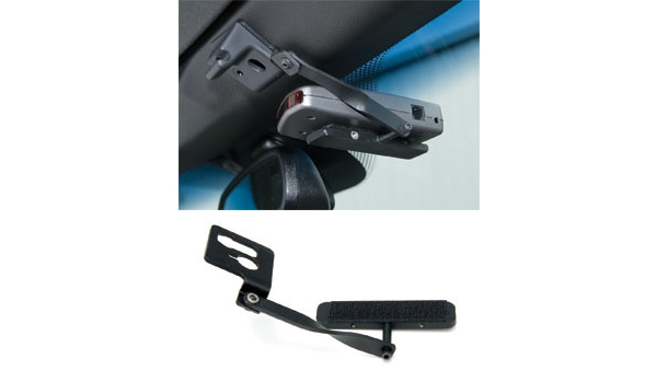 THE RADAR DETECTOR ALUMINUM BRACKET MOUNTS TO THE PASSENGER SIDE ...