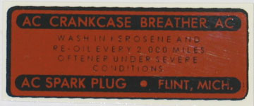 Oil Cap Cleaning Instructions Decal (120064) – Keen Parts