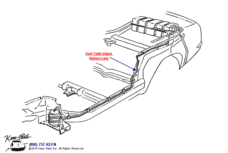 Vapor Return Line - 41026 Parts Diagram (1968-1977) – Keen Parts