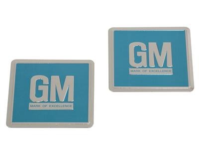 GM Mark of Excellence Decal Pair (Embossed Aluminum) (120240) – Keen Parts