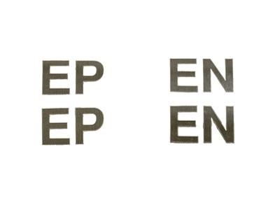 Shock Absorber Label Set EN (front) -EP (rear) – Keen Parts