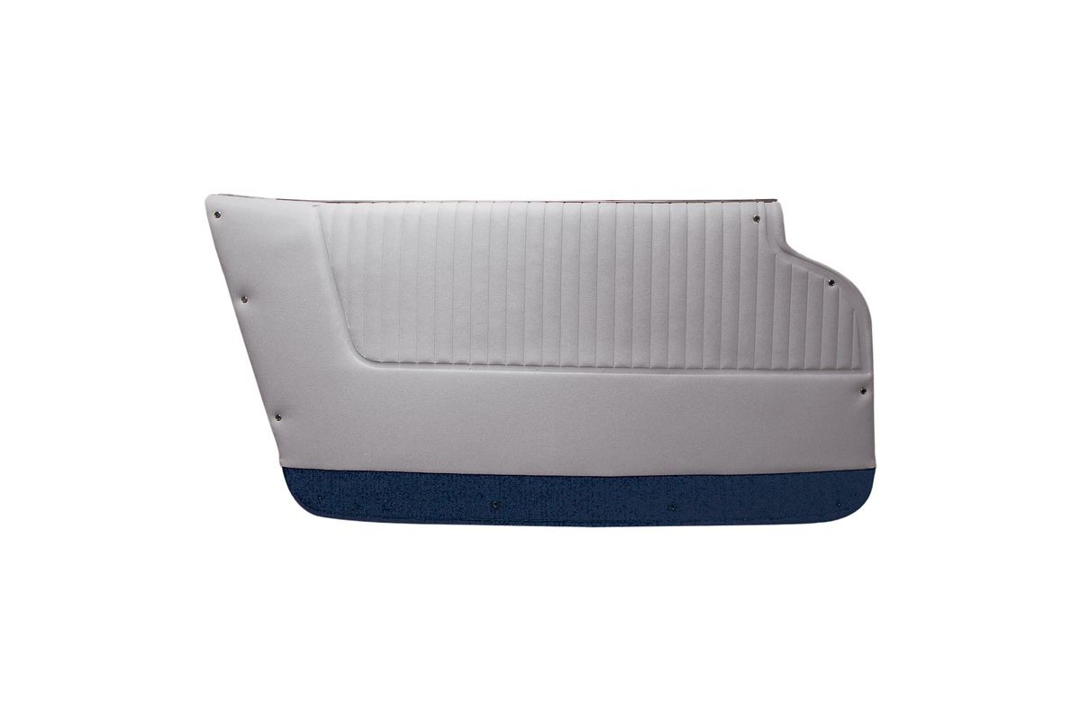 Convertible Door Panel - Pair with Metal Support (Silver/Dark Blue ...